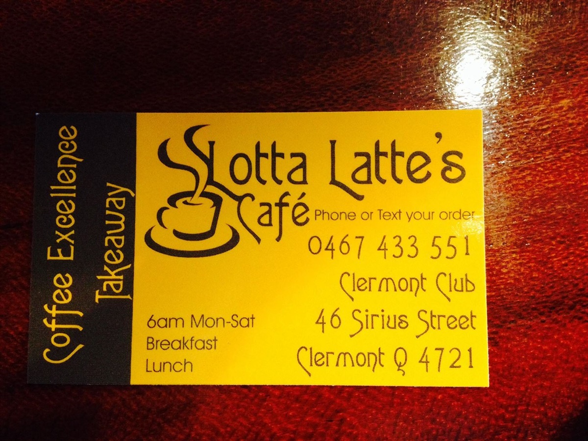 Lotta Lattes Cafe - Isaac Regional Council